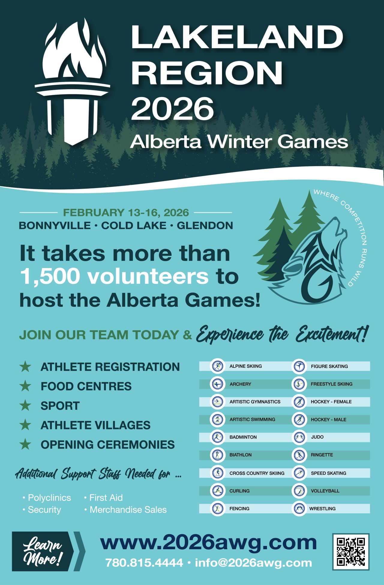 Lakeland Region 2026 Alberta Winter Games - Town of Bonnyville